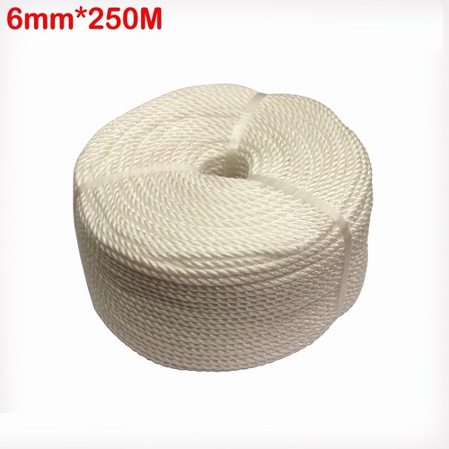Marine Anchor Rope 6mm 250M Boat Mooring Line Poly Coil Break 630Kg UV ...