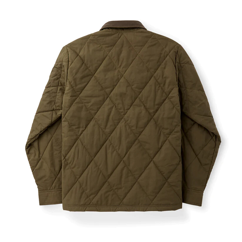Filson Hyder Quilted Jac Shirt 20019390 Marsh Olive CC Otter Jacket ...