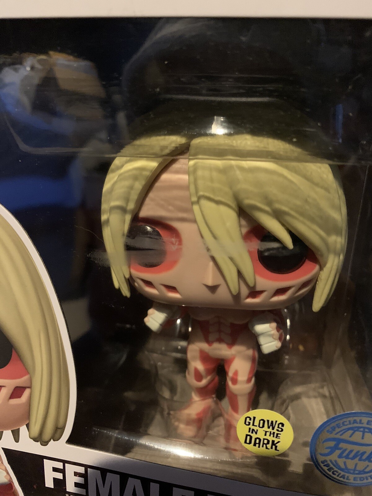 Attack on Titan Funko Pop Female Titan #233 GITD Funko Special Edition ...