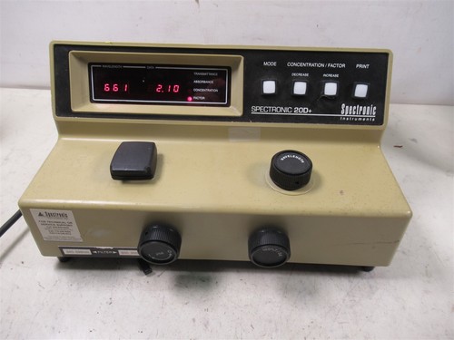 Spectronic 20D+ Spectrophotometer 333183 Benchtop Laboratory Device | eBay