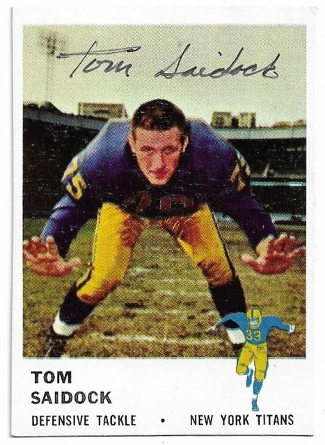 1961 Fleer - #219 Tom Saidock for sale online | eBay
