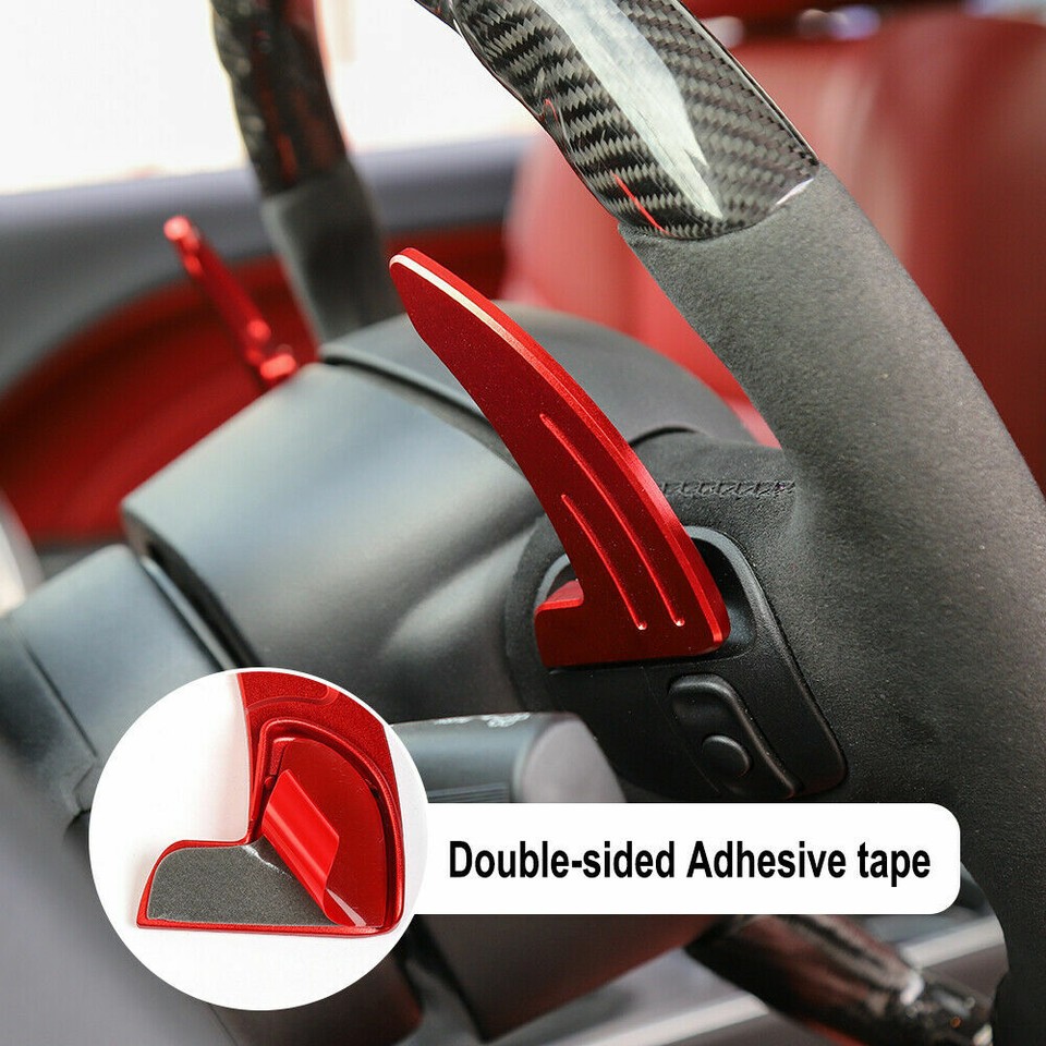 2x Inner Steering Wheel Shifter Paddle Extended for Dodge Charger ...