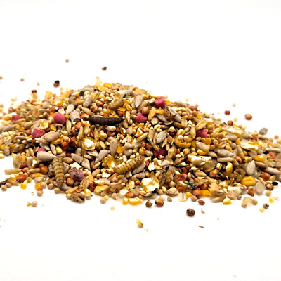 15Kg Robin & Wild Bird Food Mix with Sunflower Hearts, Suet Pellets ...