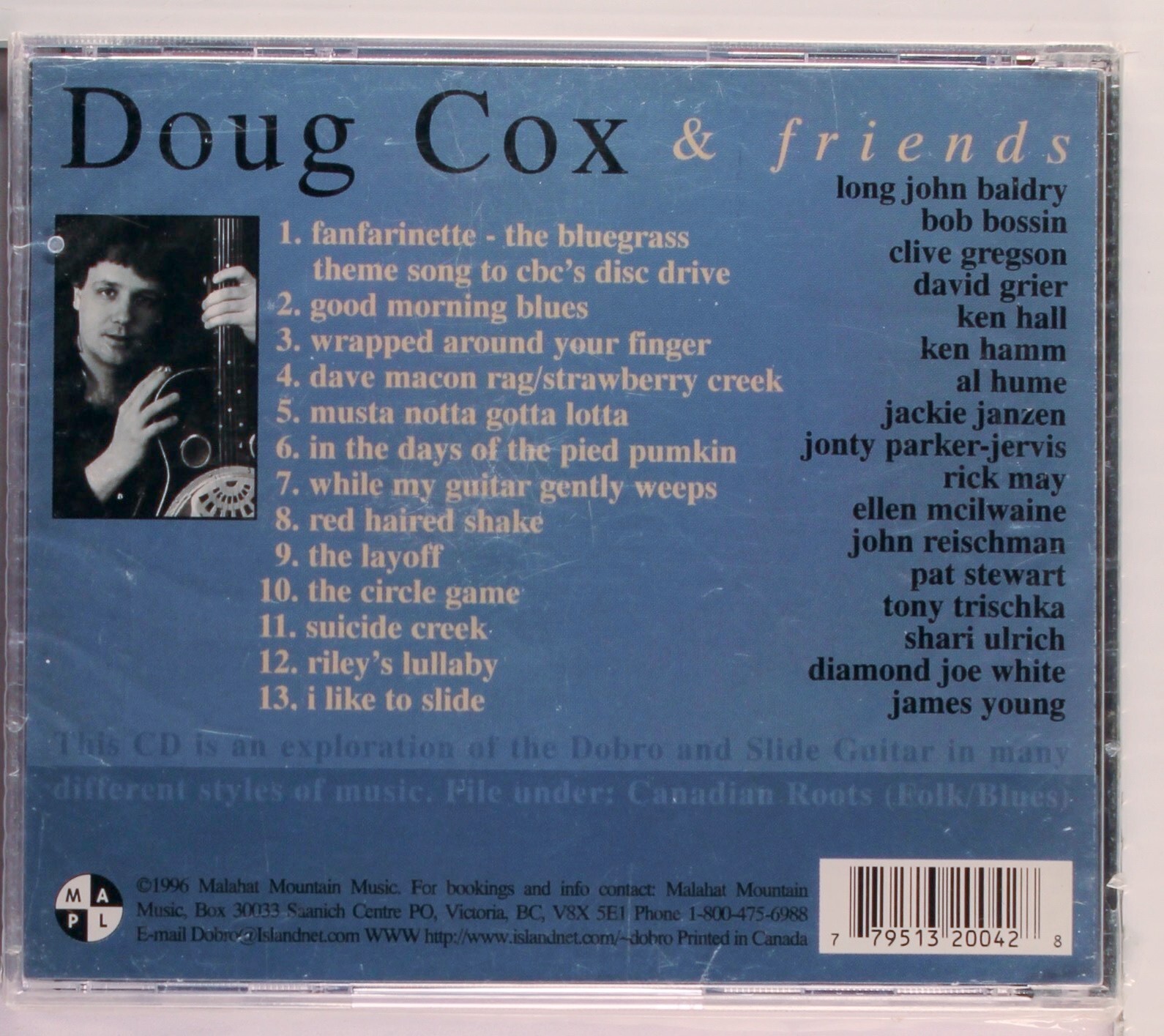 Bone Bottle Brass or Steel - Doug Cox (CD, 2007) New 779513200428 | eBay