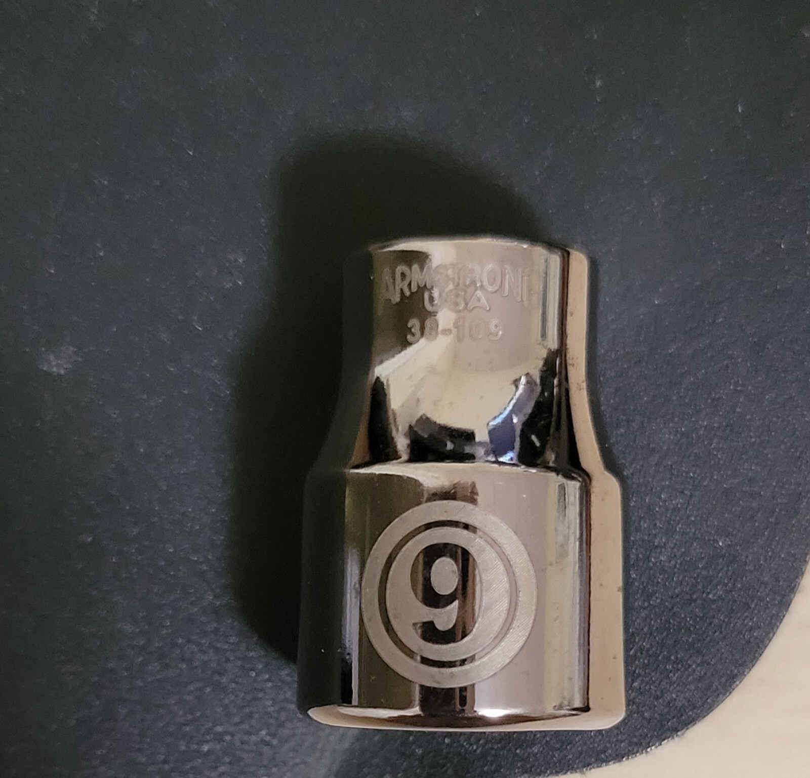 Set of 2 38-109 Armstrong 3/8" Drive 9mm Standard Socket 12-Point ...