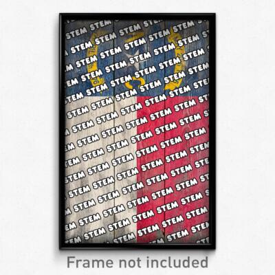 Stem North Carolina Poster (NC City Souvenir 11x17 Town Print) | eBay