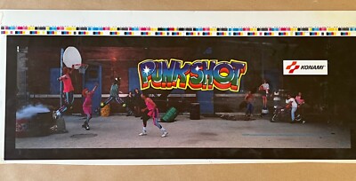NOS Konami PUNK SHOT marquee transite - 10 1/4" x 29" | eBay