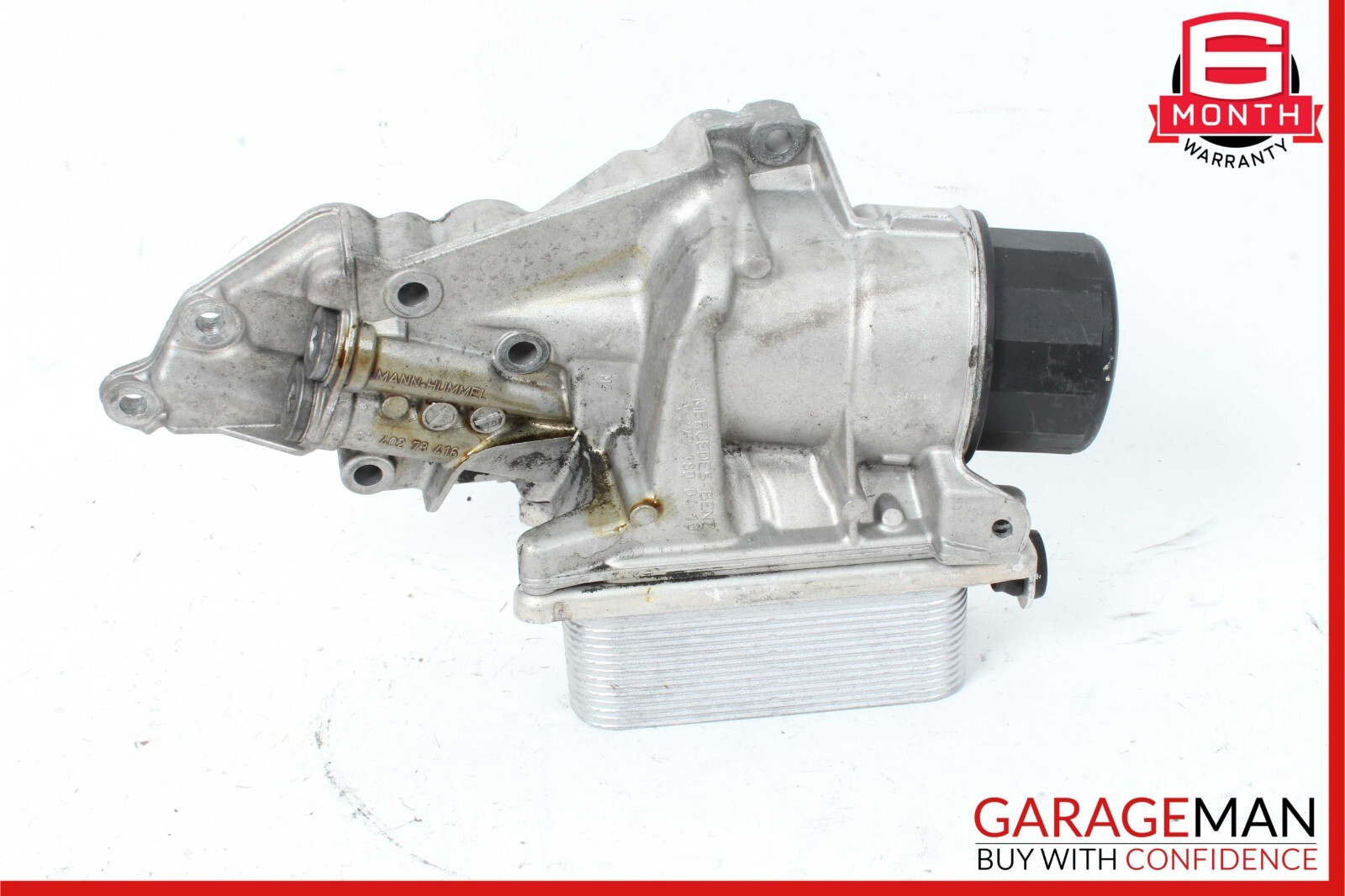 05-13 Mercedes W209 CLK350 E350 Engine Oil Filter Cooler Housing ...