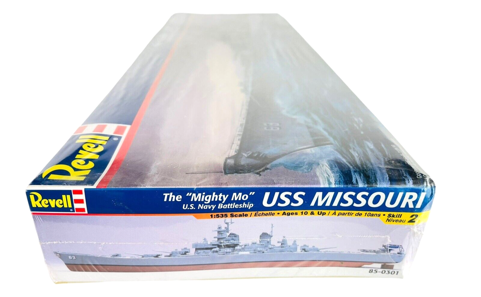 85-0301 Revell USS Missouri Navy Battleship Plastic Model Kit ~ Sealed ...