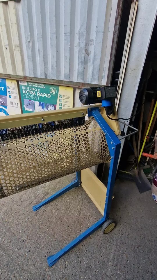 Scheppach Soil Sieve Electric Rotary Screen Compost topsoil Screener ...