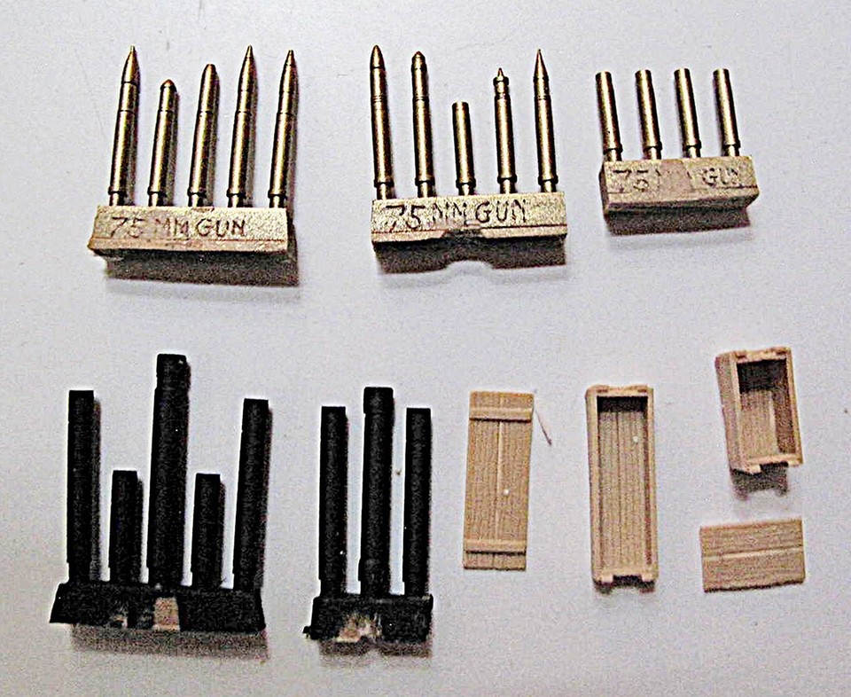 1/35th scale 75mm TANK AMMO. Verlinden #35038 | eBay
