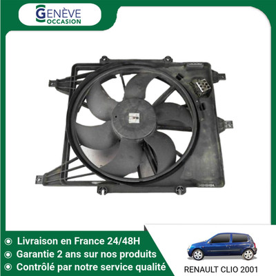 🇫🇷 MOTEUR VENTILATEUR RADIATEUR RENAULT CLIO II PH.1 98-2001 7701050678 ...