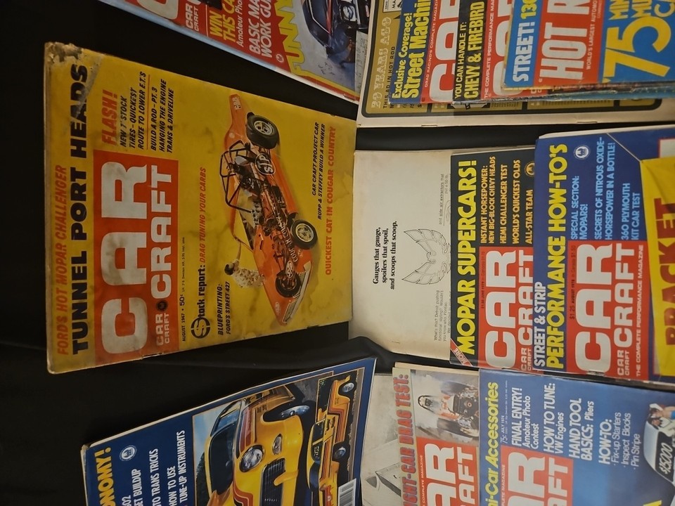 Lot Of 29 Hot Rod & Car Craft Magazines From 1967- 1987 Most In Great ...
