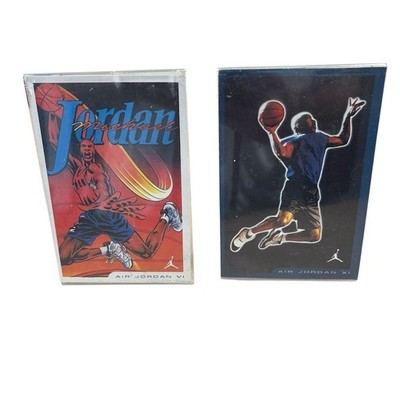 Vintage Michael Jordan Air Jordan VI & XI Display Cards 1991 & 1995 | eBay