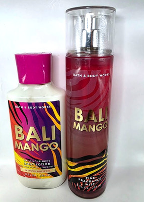BATH AND BODY WORKS BALI MANGO BODY MIST & LOTION 8 FL OZ EACH | eBay