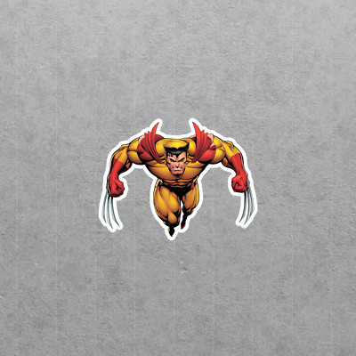 Wolverine Marvel Superhero Sticker - X-Men Comic Book Cartoon Decal ...