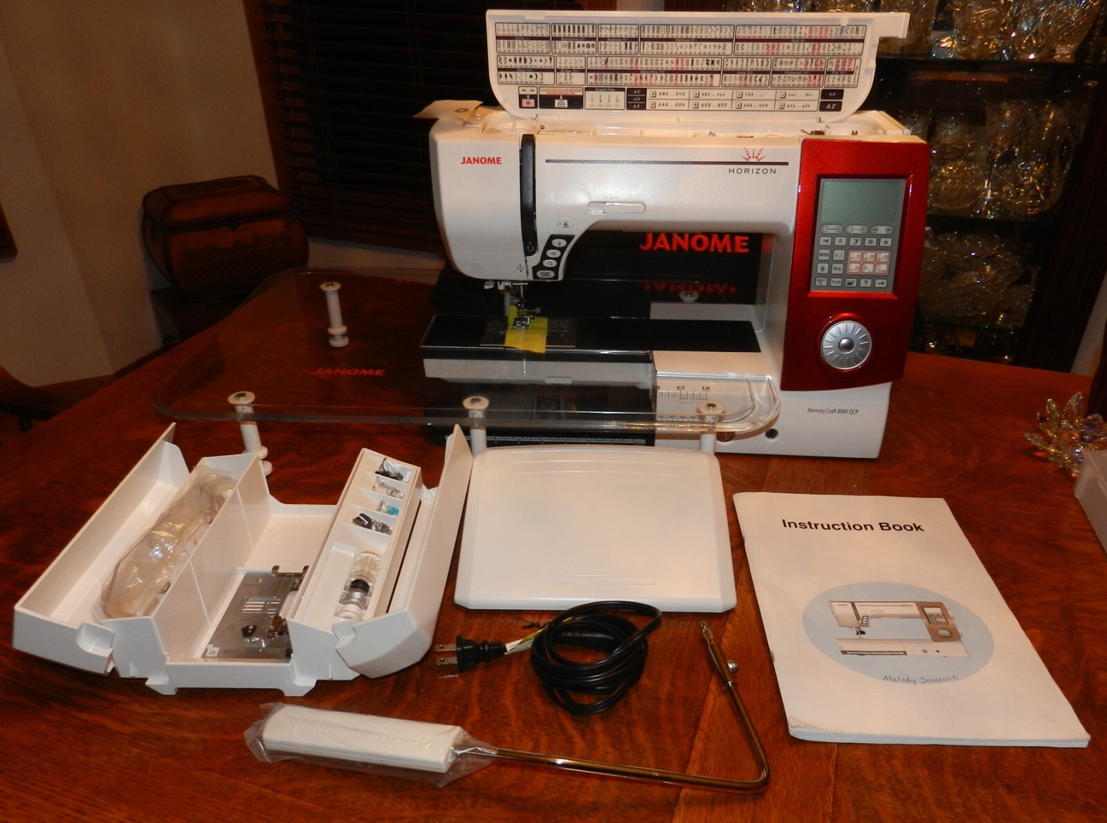 Janome Memory Craft 8900 QCP Computerized Sewing Machine for sale ...