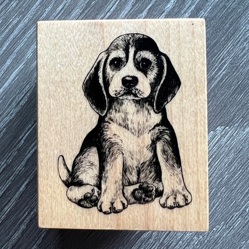 Beagle Dog Puppy Rubber Stamp PSX D-796 Scrapbooking Journaling | eBay