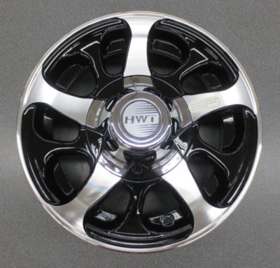 HWT Hi-Spec Series 08 Aluminum 12" x 4" Trailer Wheel Rim 5 Lug 4.5 ...