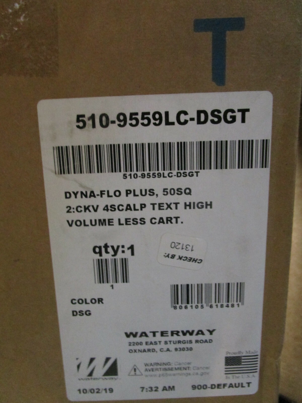Waterway Dyna-Flo Plus 50 Sq Ft Pool Filter 510-9559LC-DSGT
