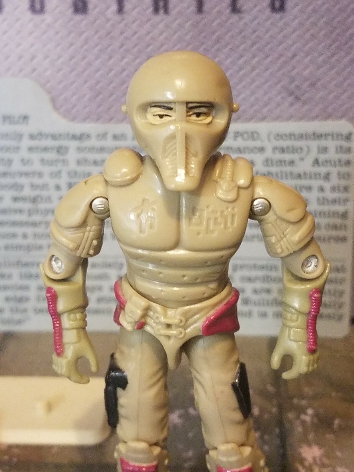 GI JOE ~ 1988 NULLIFIER ~ UNCRACKED & TIGHT ~ 100% & file card DESTROS ...