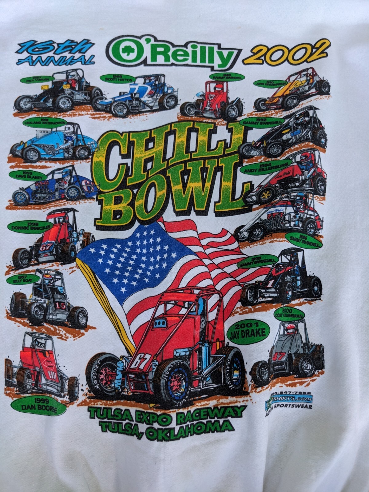 Vtg 2002 O'Reilly Chili Bowl US Midget Nationals L/S … - Gem