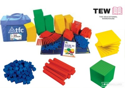 Base 10 MAB Blocks Class Set 755p - Teacher Maths Resource Place Value ...