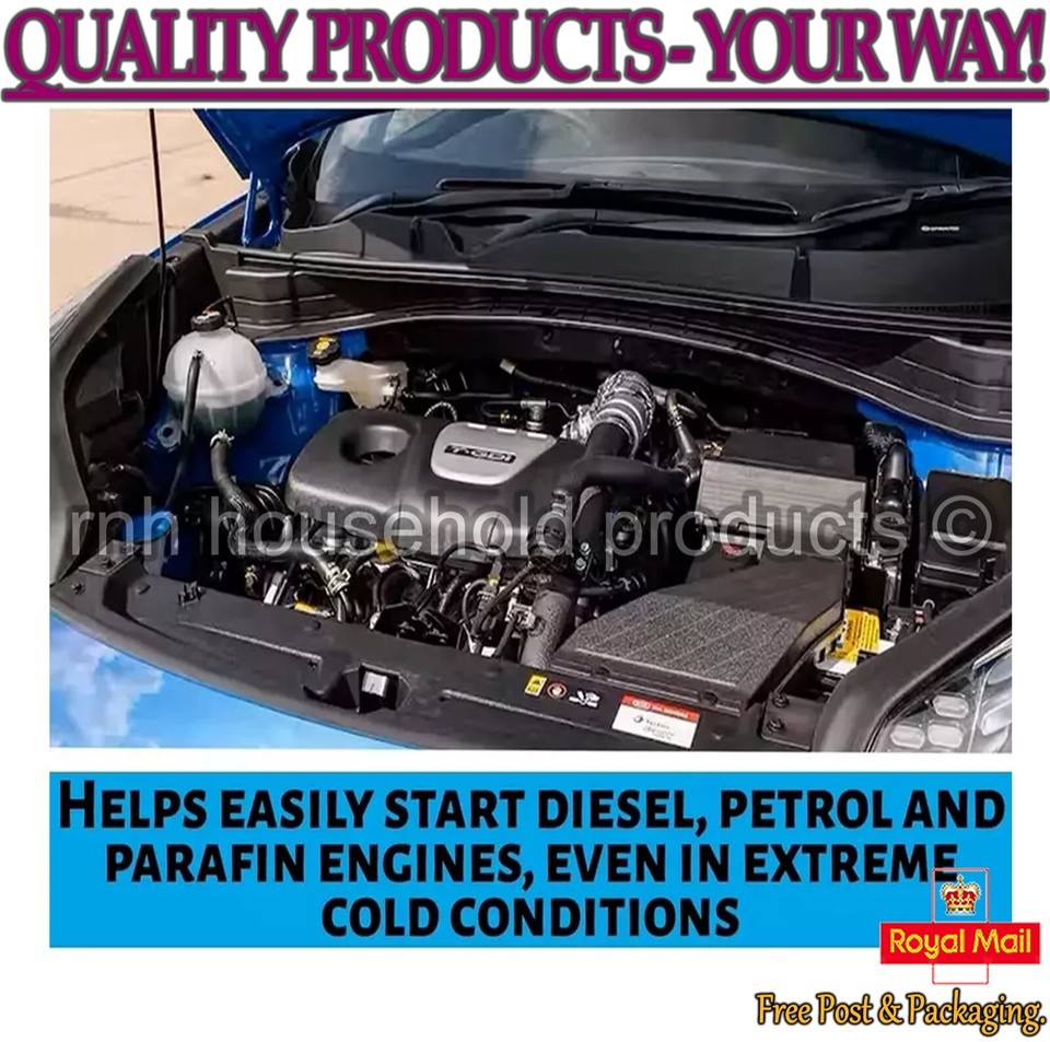 4 X EASY ENGINE COLD START SPRAY FOR CAR VAN PETROL DIESEL PARAFFIN ...