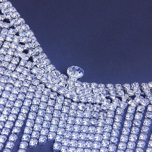 Underwear Crystal Body Harness Chain Jewelry Sexy Rhinestone Bikini ...