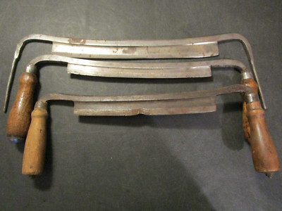 Lot of 3 Vintage/Antique Draw Knives | eBay