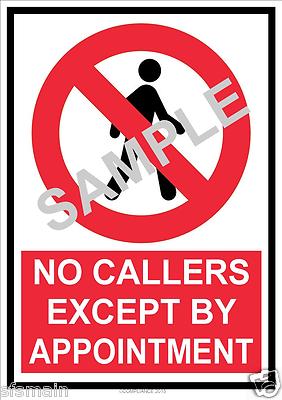 DOOR STEP SIGN NO COLD CALLERS RELIGIOUS TRADERS SURVEYS CANVASSING ...
