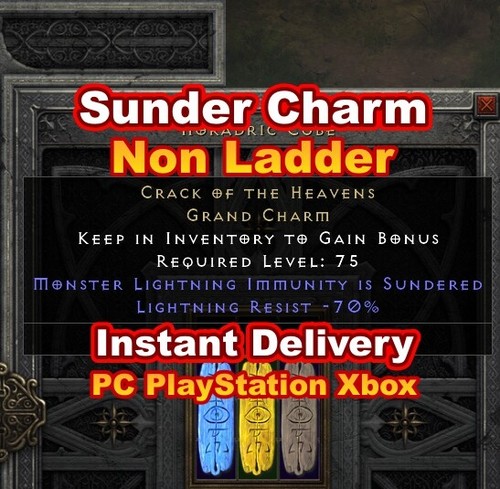 Sunder Charm‚≠ê Non Ladder Diablo II Resurrected D2R SC | PC/Xbox/PS4 ...