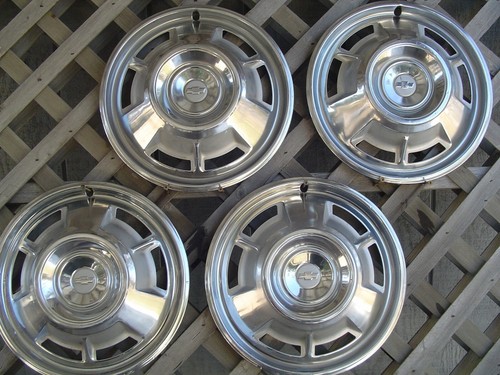 1967 67 CHEVROLET CHEVY CAMARO VINTAGE HUBCAPS WHEEL COVERS CENTER CAPS ...