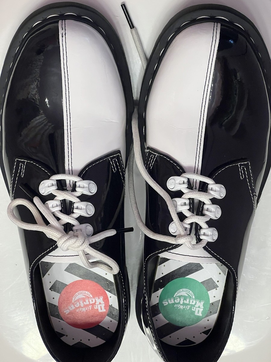 Doc Marten 1461 Tokyo Black & White Patent Leather Oxfords Doc Marten 1461 Tokyo Black & White Patent Leather Oxfords