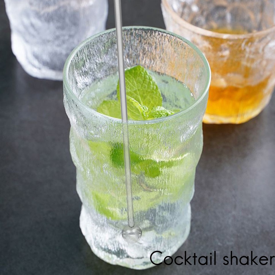 12Pcs Swizzle Sticks, Premium Stainless Steel Cocktail Beverage ...