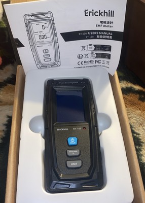 ERICKHILL RT-100 EMF Tester - Professional Electromagnetic Field Meter ...