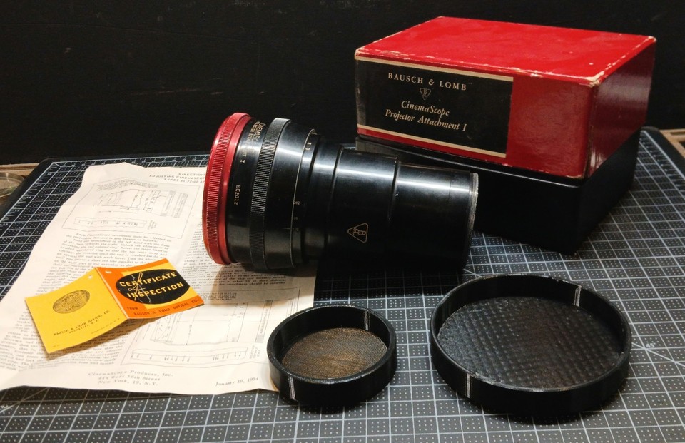 Bausch & Lomb CinemaScope projector attachment #1 | eBay