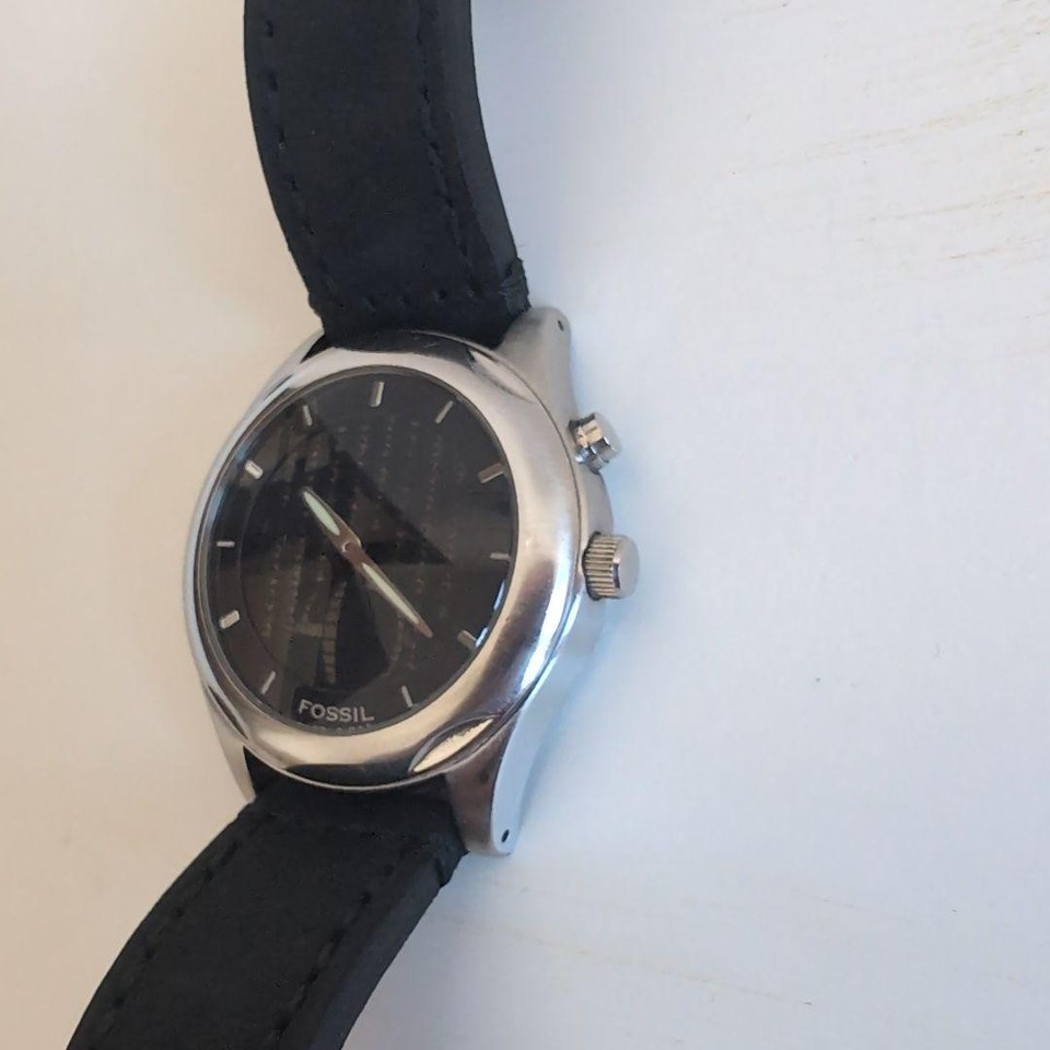 Fossil Big Tic JR-8621 Quartz Unisex Watch Movable Numbers Pre-Owned | eBay