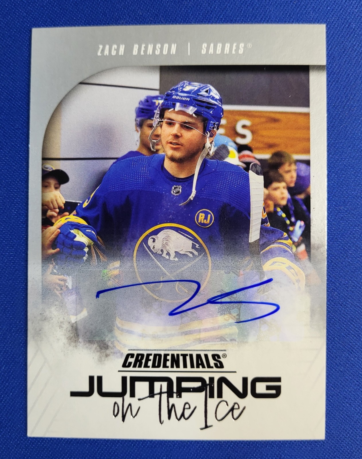 Zach Benson 2024 Upper Deck Credentials #JI-ZB Jumping on the Ice Price ...