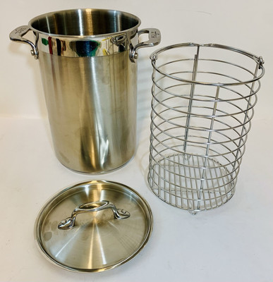 All-Clad Stainless Steel Metalcrafters Asparagus Steamer Pot with ...