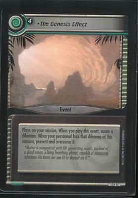 Star Trek Genesis Foil The Genesis Effect 11P12 NM/M | eBay