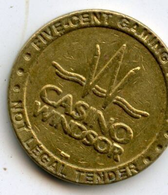 5 Cent Casino Slot Token: Casino Windsor | eBay