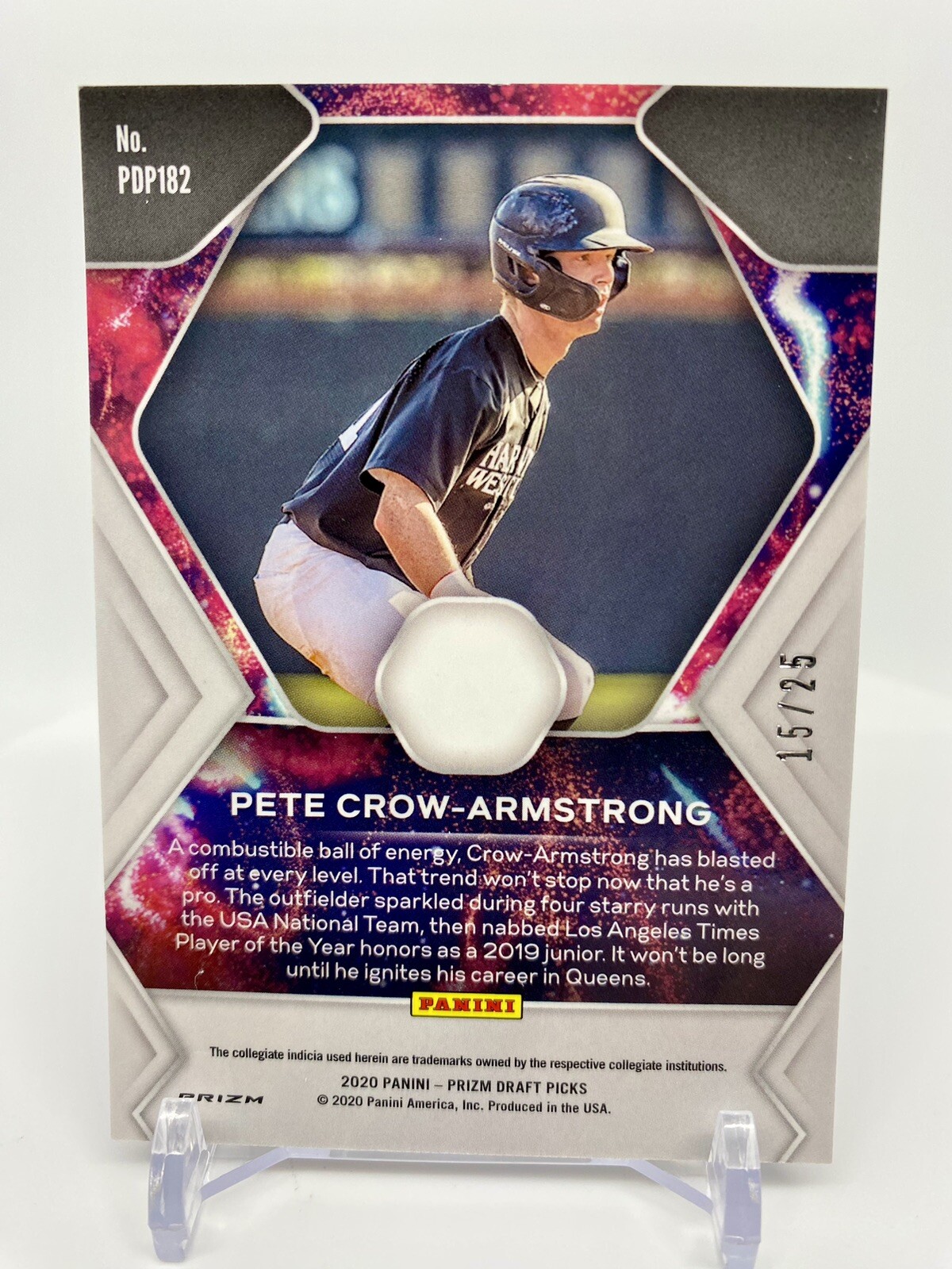 2020 Panini Prizm Draft Picks - Fireworks Snake Skin Prizm #PDP182 Pete ...