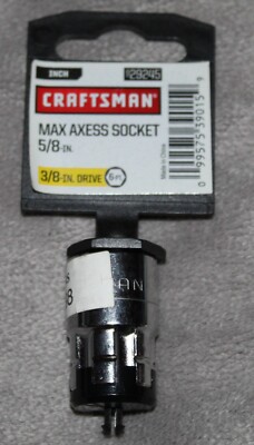 Craftsman Max Axess 3/8" Drive Socket Pass Through SAE 5/8" 29245 NEW ...