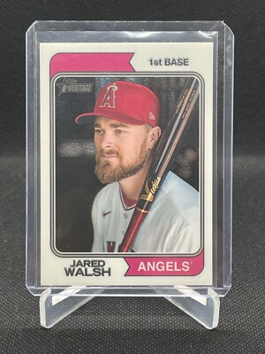 2023 Topps Heritage 368 Jared Walsh Chrome Parallel #661/999 Los ...