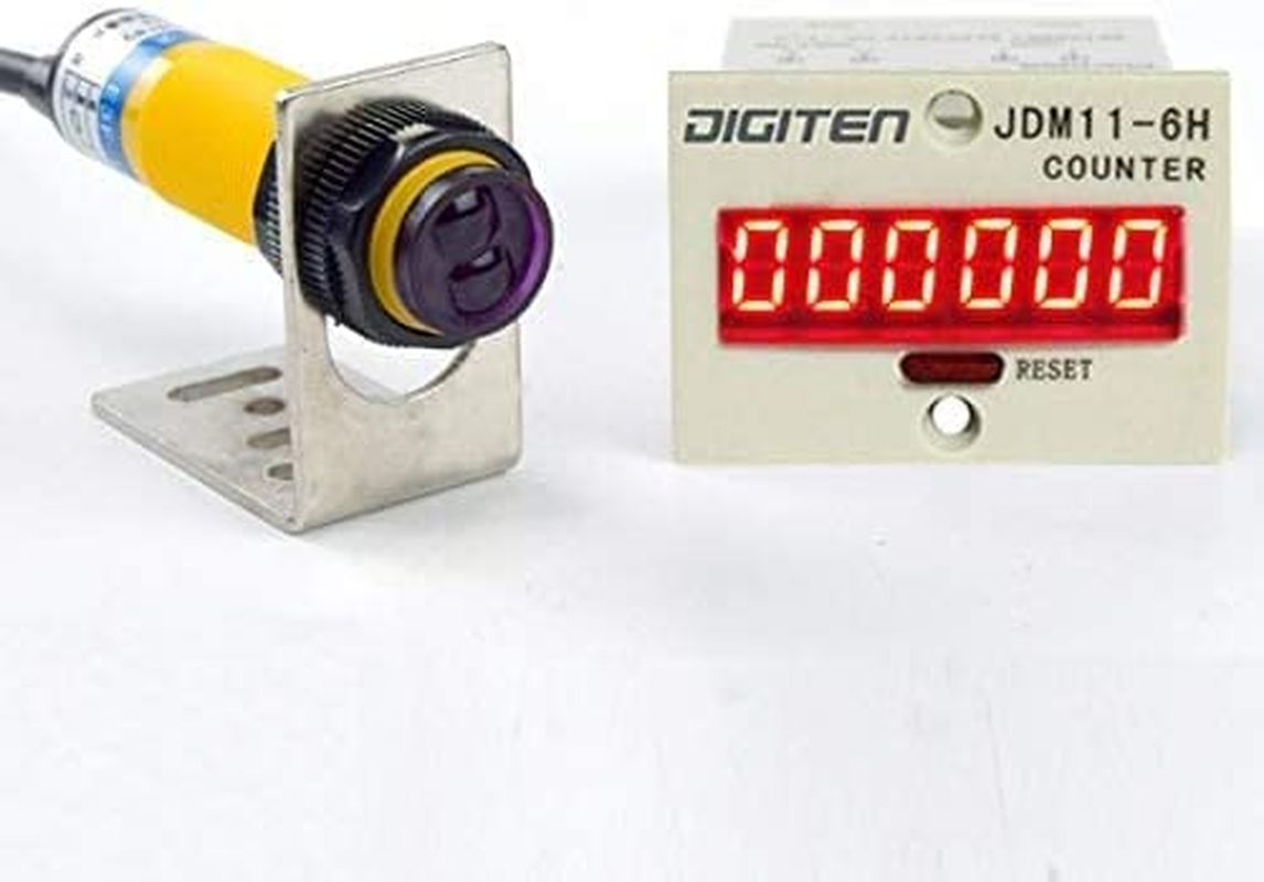 Conveyor Belt DIGITEN Digital Counter + Photoelectric Sensor - 6-Digit ...