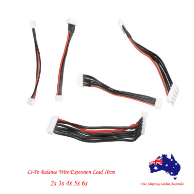 JST-XH Lipo Balance Charging Cable Wire Extension Lead 2S 3S 4S 5S 6S ...