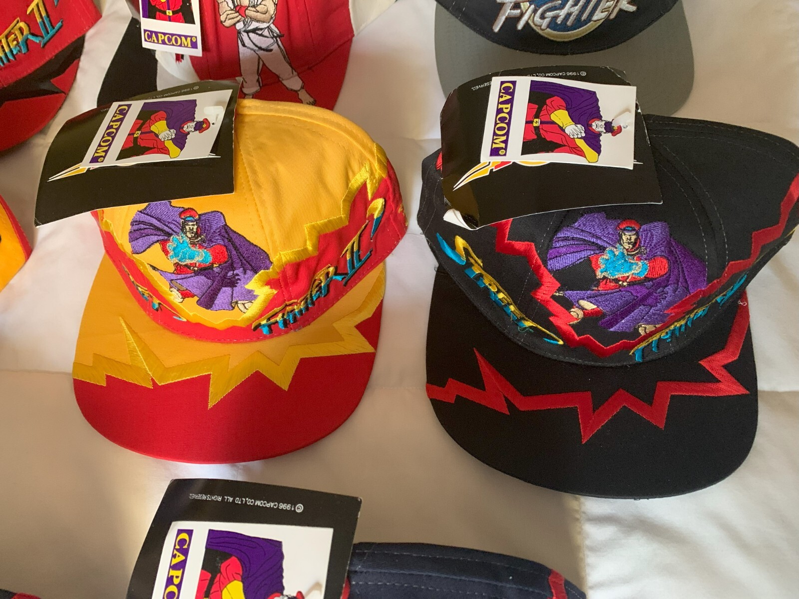 Vintage Street Fighter II Capcon Snapback Lot of 11 Caps/Hats | eBay