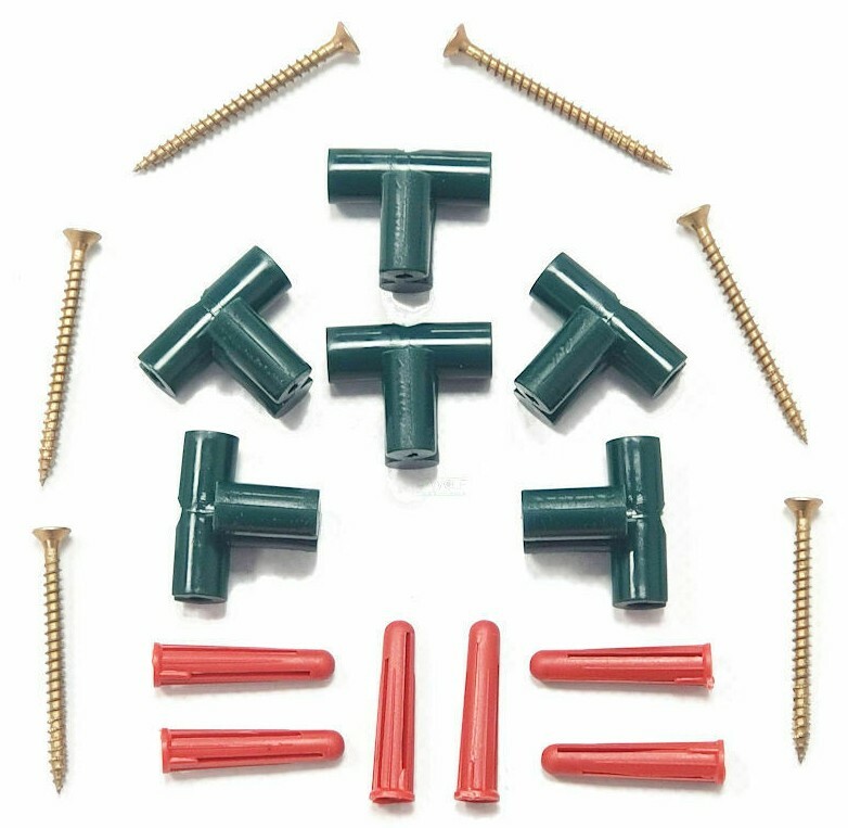 Wall Spacer Fixing Clips for Climbing Mesh Plant Support Fence Chicken ...