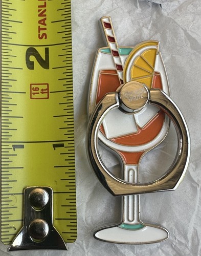 (2 Pack) APEROL SPRITZ Keychain Phone Ring key chain ITALIAN Sticky ...